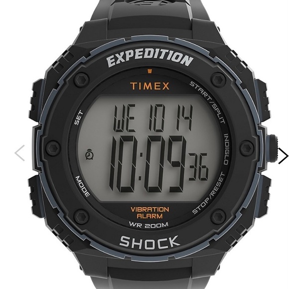 Timex | Accessories | Nwt Timex Expedition Shock Xl Digital Resin Strap ...